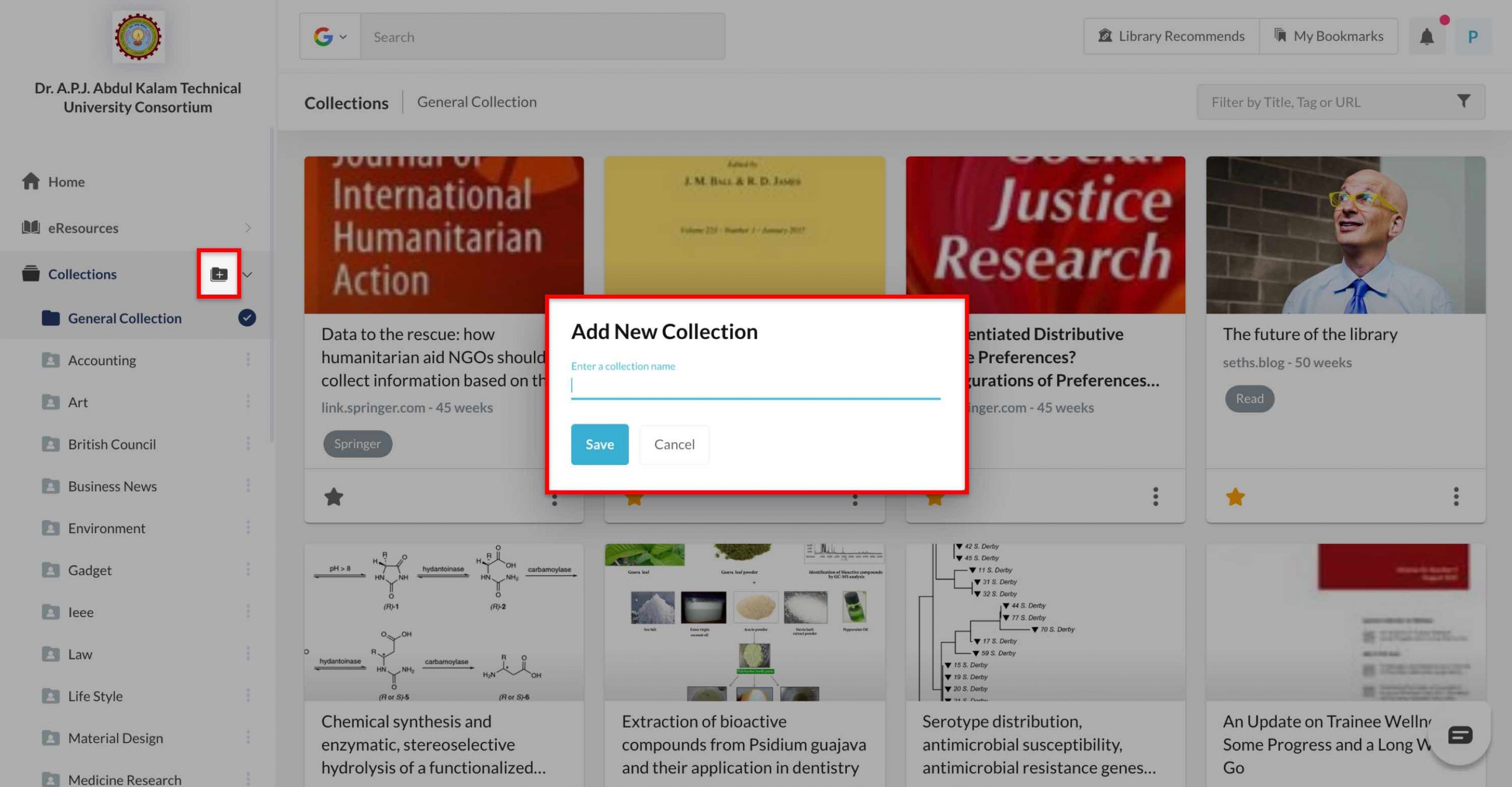 How to make a new collection? How many collections can I create in ...